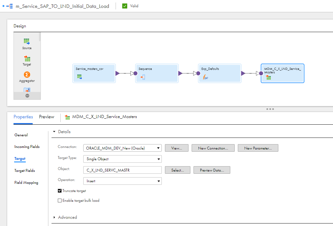HOW TO: Truncate Parametrized Target in IICS