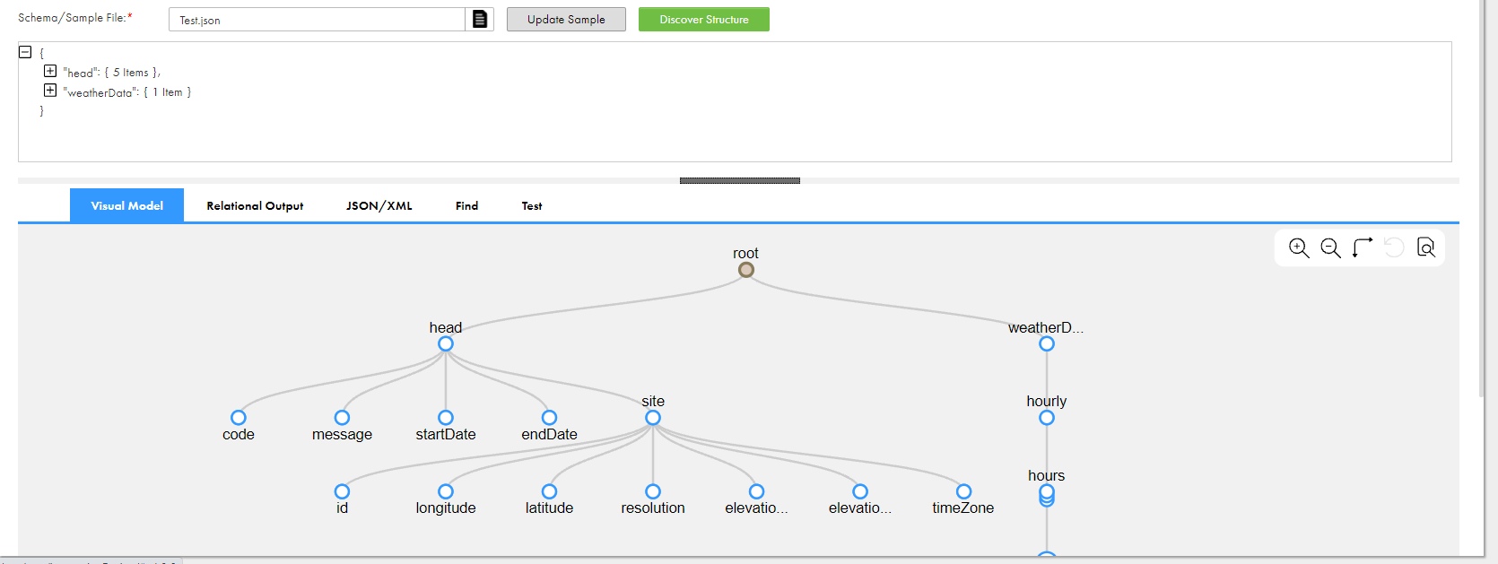 HOW TO: Create ISM model for JSON file and use in mapping