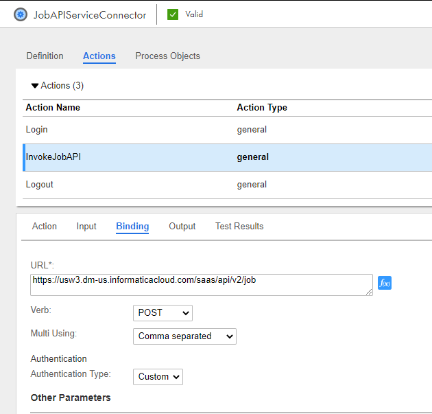 HOW TO: Pass json parameter for POST request to external api calls in CAI
