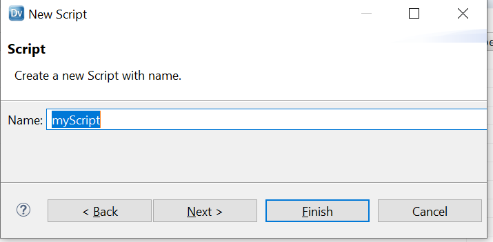 HOW TO: Create script in data processor