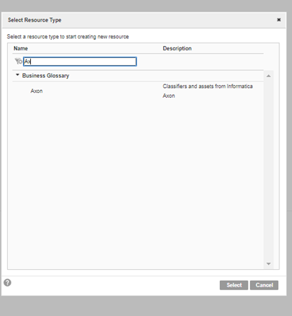 Configuring Axon Scanner in Enterprise Data Catalog