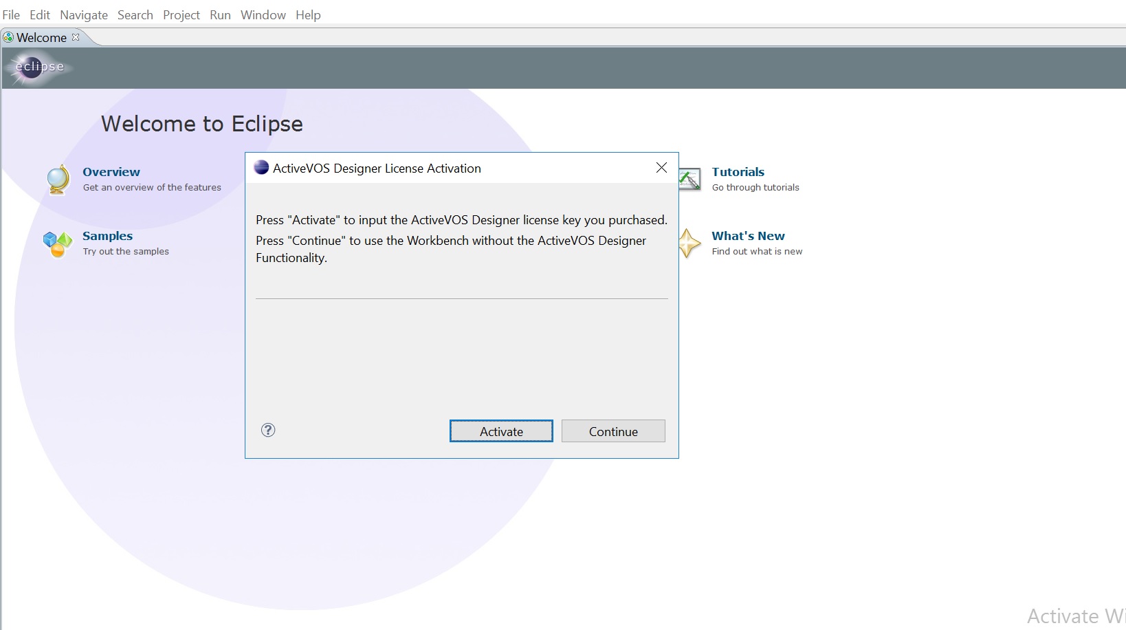 HOW TO: Install Activevos Designer Plugins in to Eclipse Framework