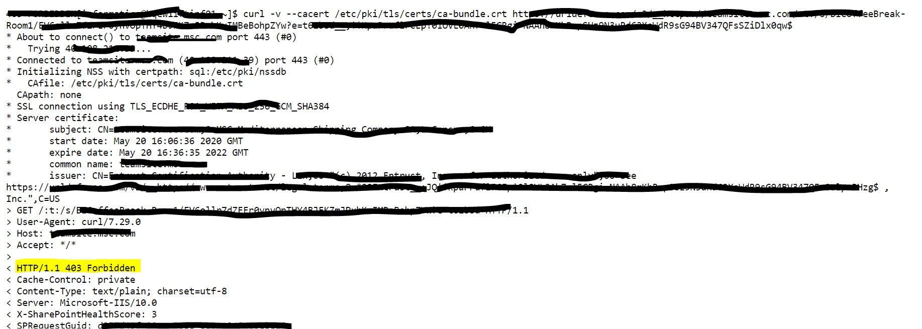 Error Curl 77 Problem With The Ssl Ca Cert Path Access Rights While Testing Curl
