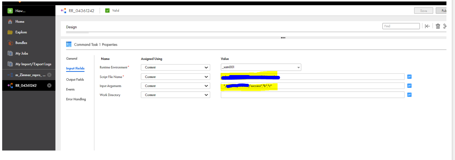 ERROR: "No Such File or Directory" while running an advanced task flow in IICS
