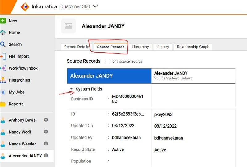 FAQ: What is the alternative column in Informatica C360 SaaS to On-Prem ...