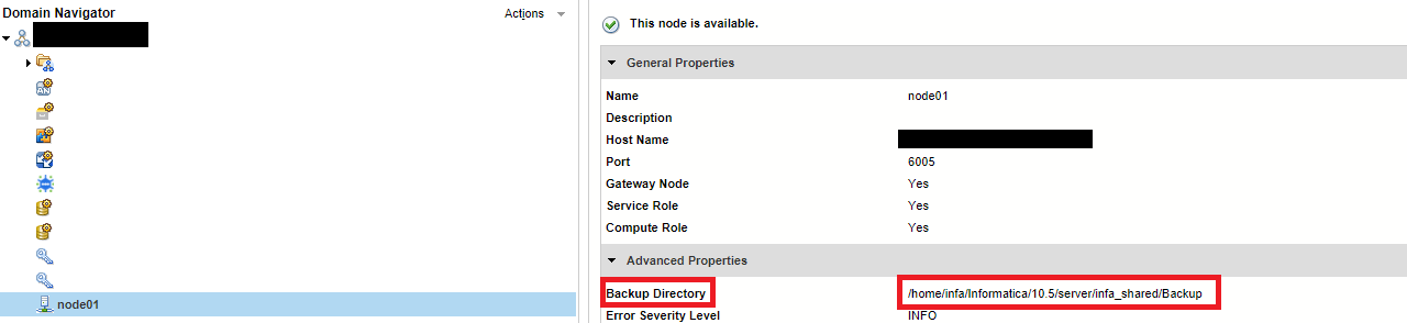 HOW TO: Backup and Restore Model Repository Service from Informatica Administrator console