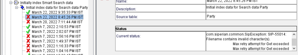 ERROR: "SIP-10322: java.rmi.RemoteException: com.siperian.common ...