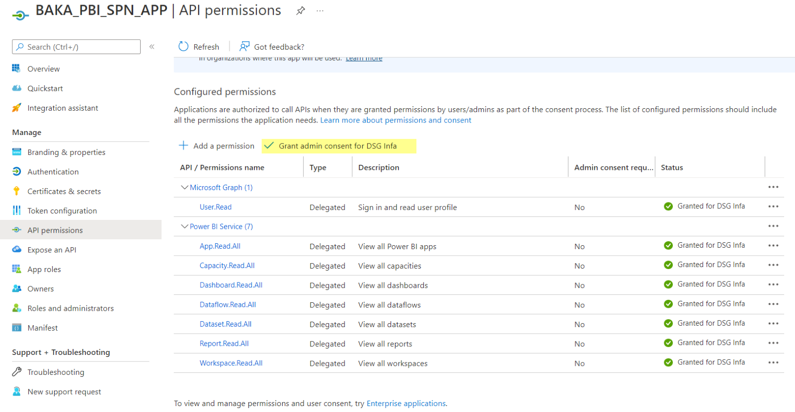 HOW TO: Configure Service Principal for Microsoft Power BI