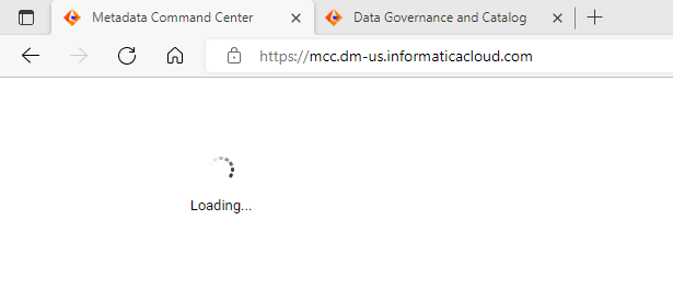 Metadata Command Center and Data Governance and Catalog Apps do not ...