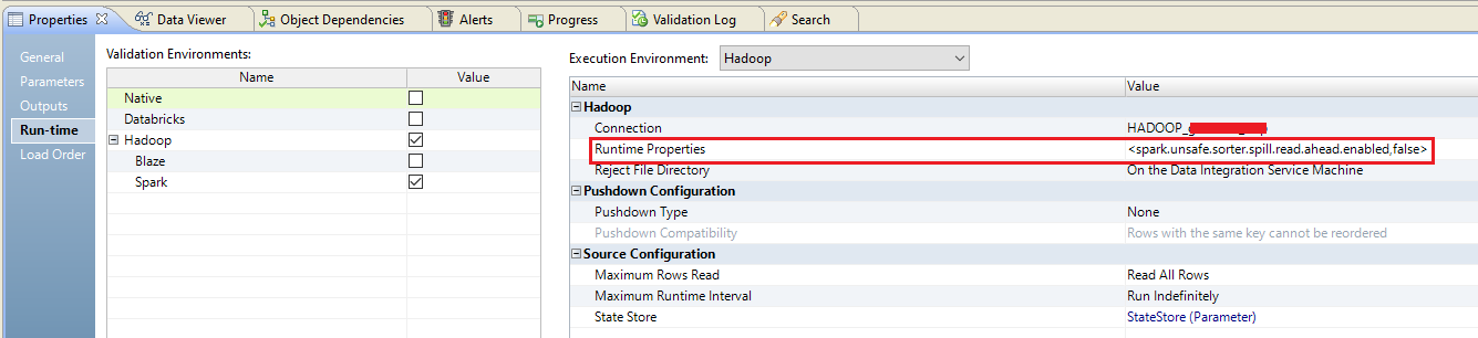 ERROR: "java.io.IOException: Stream is corrupted....." while running mapping in Spark