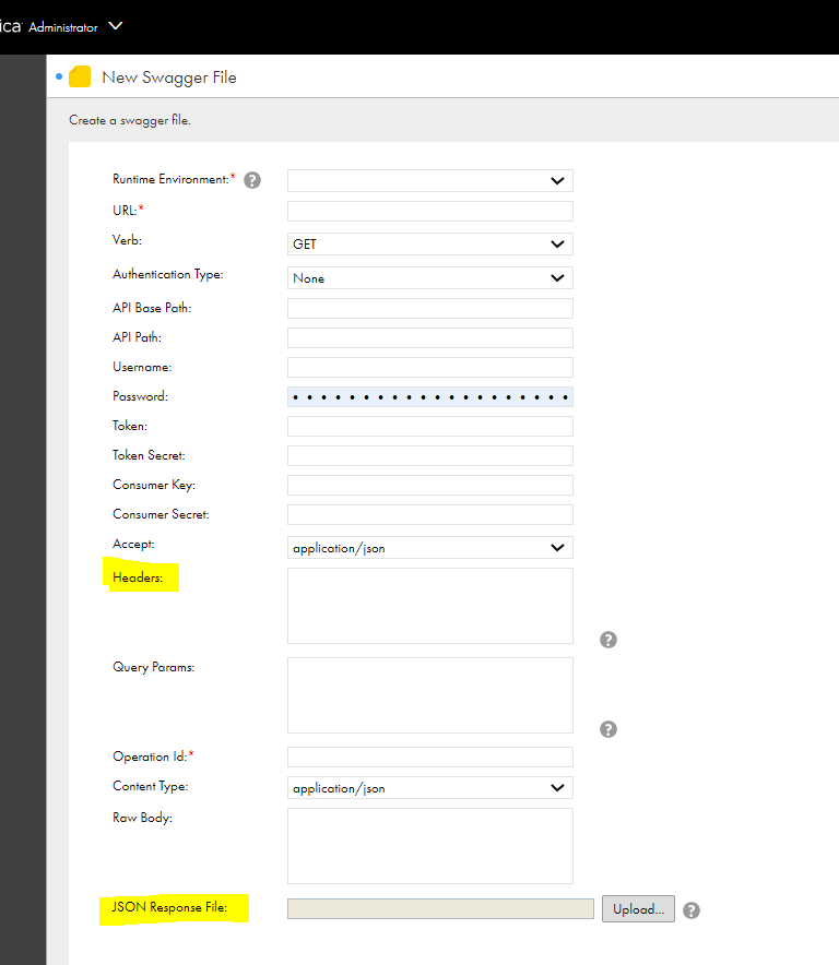 "An error occurred when attempting to generate a response: com.informatica.sdk.helper.common ...