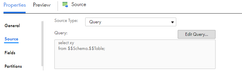 HOW TO: Parameterize the schema name in a source query