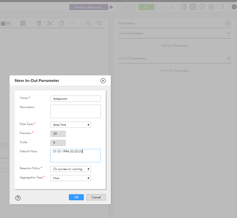 HOW TO: Use In-Out parameters in Informatica Cloud mapping