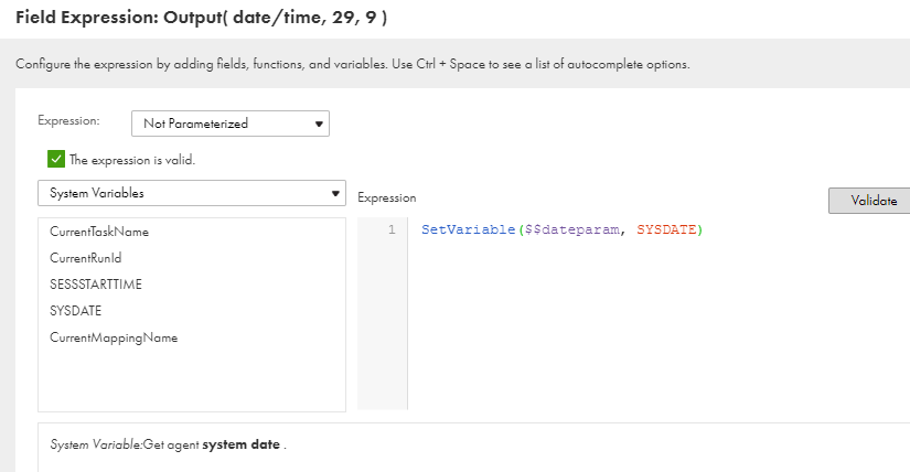HOW TO: Use In-Out parameters in Informatica Cloud mapping