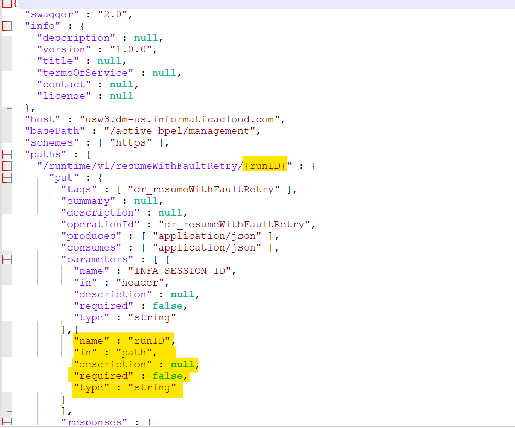 How to automate the process of resuming taskflow from faulted step using IICS Platform RestAPI