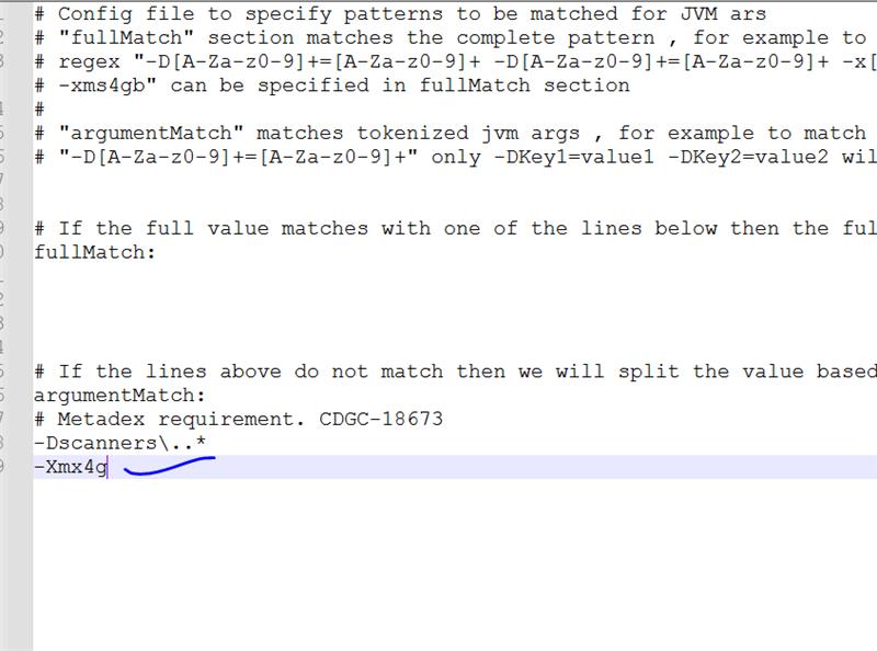 HOW TO: Increase the MFA heap memory when GC error or heap memory error is encountered during ...
