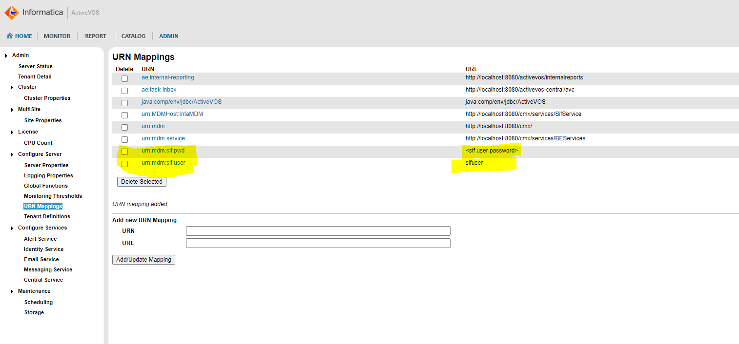 HOW TO: Manage the SIF API credentials in the ActiveVOS tasks without hardcoding them in workflow