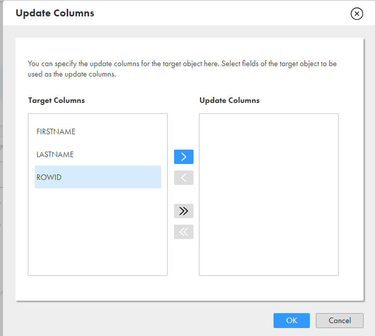 Faq How To Update The Oracle Table With The Rowid Column In Cdi