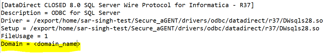 "[ERROR] The Integration Service failed to connect to the database ...