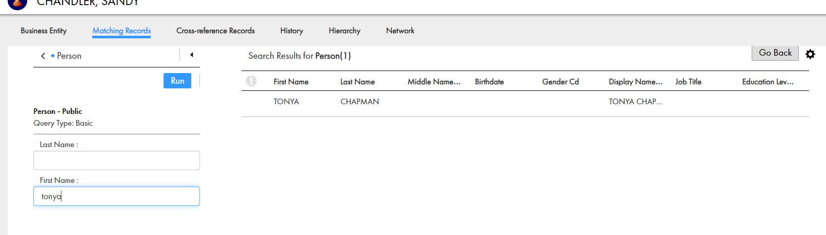 HOW TO: Add a match candidate from UI [ E360/C360]