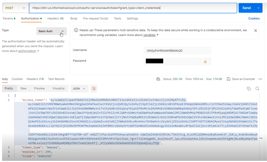 How To Create A Managed Api Using Informatica Api Center And Invoke It Using Oauth 2 0 Bearer