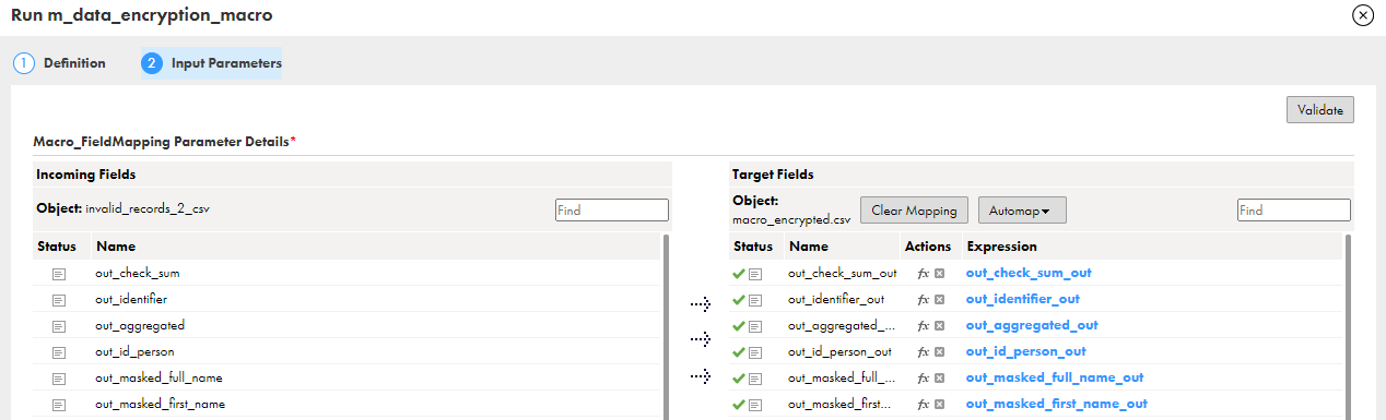HOW TO: Encrypt all fields in a CDI mapping using parametrized and non-parametrized fields target