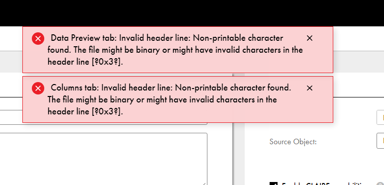 Error In Data Profiling Application For Excel File Profiling 8634