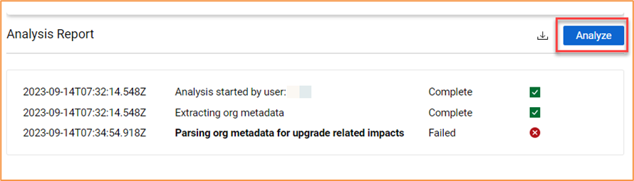 IICS Assurance Package - Upgrade Analysis