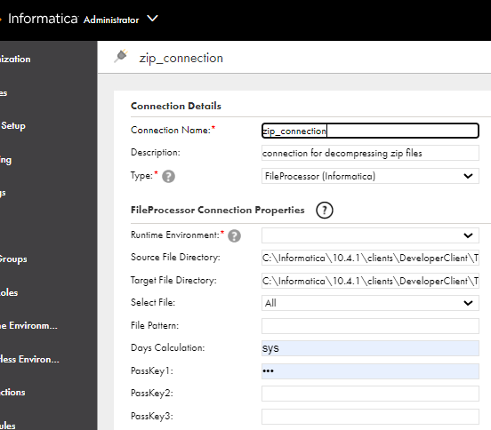 HOW TO: Decompress or unzip files using synchronization and mass ingestion in CDI
