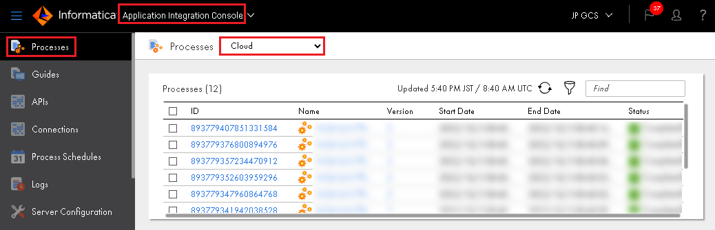 HOW TO: Steps to check IICS job status