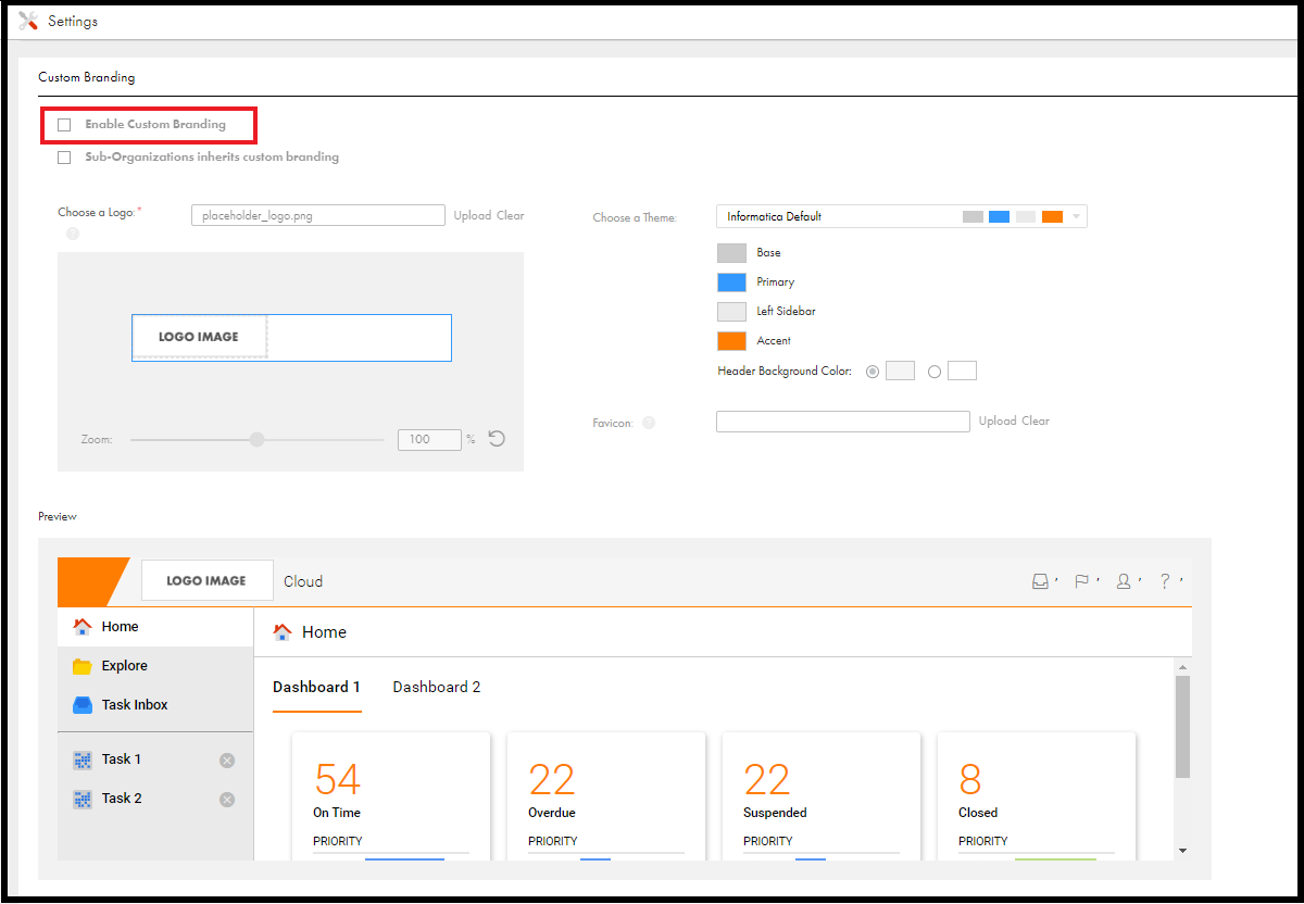 HOW TO: Customize organization logo in CDGC