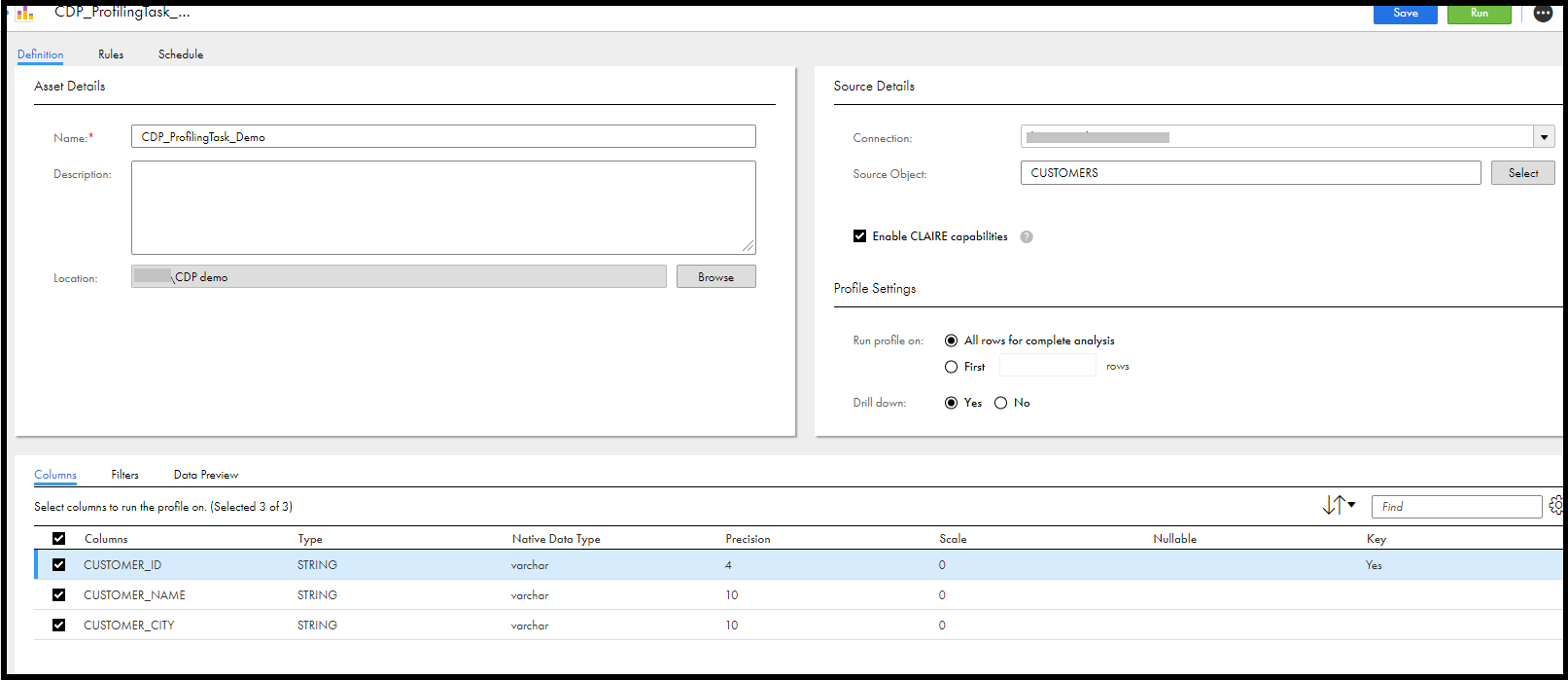 How to create Scorecard Rule Occurrence in CDP and associate with Data Element in CDGC