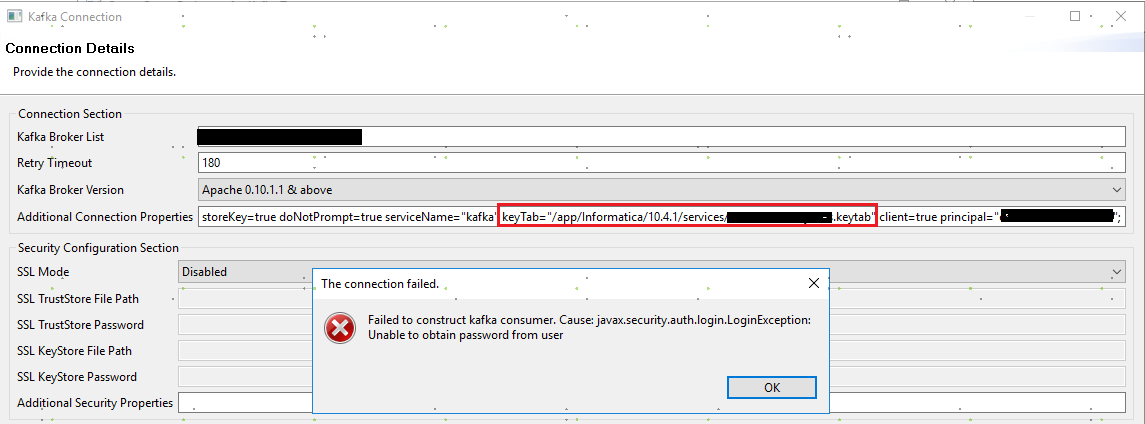 Error Failed To Construct Kafka Consumer Cause Curity Auth Login Loginexception