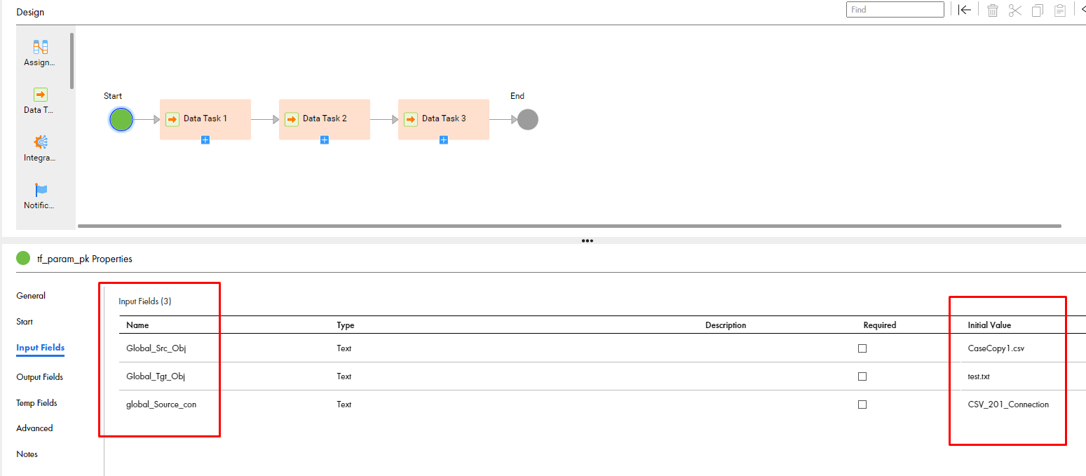 HOW TO: Setup a global parameter on Taskflow that can be used on any sub component while using ...