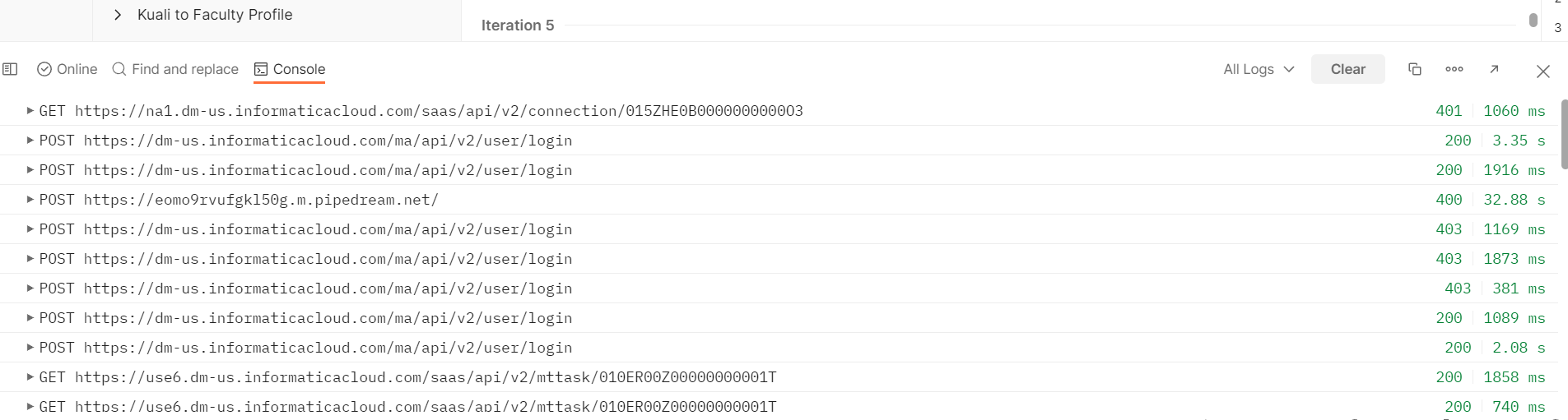 Automating set of Rest API calls to perform operations in bulk using POSTMAN