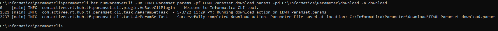 HOW TO: Implement parameter set in IICS