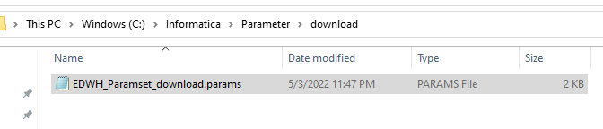 HOW TO: Implement parameter set in IICS