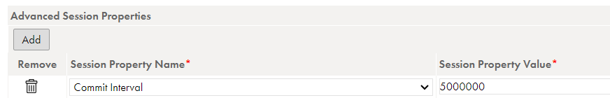 FAQ: Where to set commit interval on Informatica Cloud Mapping tasks?
