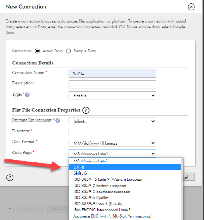 HOW TO: Configure flat file connection encoding in C360 SaaS