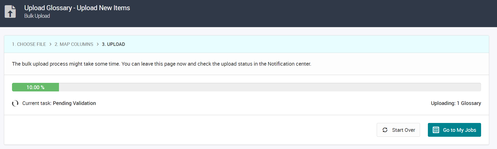 Steps to troubleshoot bulk upload issues