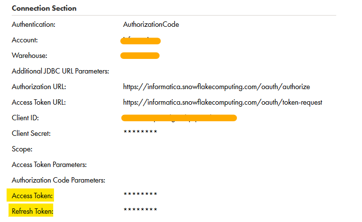 OAUTH_ACCESS_TOKEN_EXPIRED in Snowflake Login History for IICS Snowflake Connection using OAuth ...