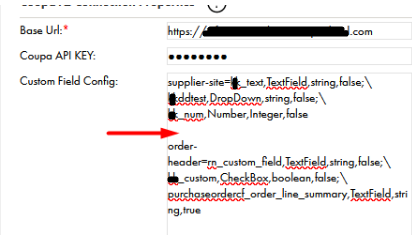 ERROR: Coupa V2 connector is not listing the custom fields for the ...