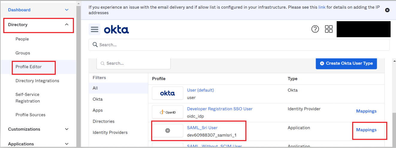 "Bad Request. Errors reported by remote server" while setting up SCIM ...