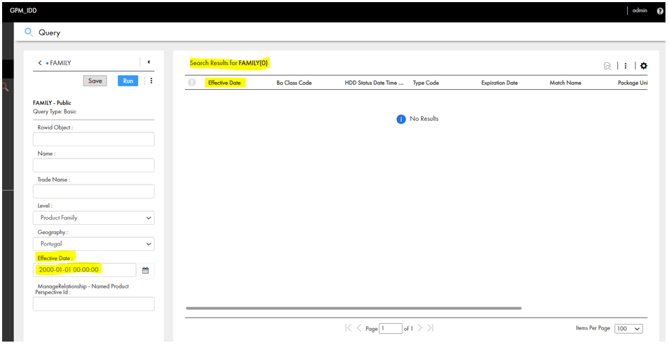 Query based Search in MDM E360 UI is not working for the fields having ...