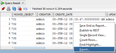 HOW TO: Use Oracle SQL Developer to Export Oracle Database Table Data ...