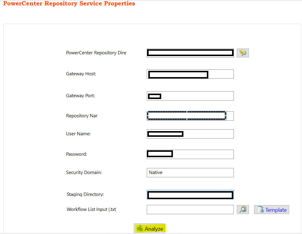 HOW TO: Export PowerCenter workflow XML using RPA Tool for PC2IICS conversion in CDI