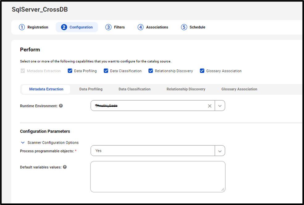 Building the Lineage for SQL Server Stored Procedure which insert data across Database in CDGC