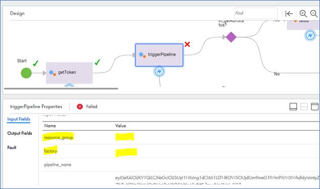 Input Values Are Not Getting Passed To Cai Process Through Integrationops Task Step In Taskflow
