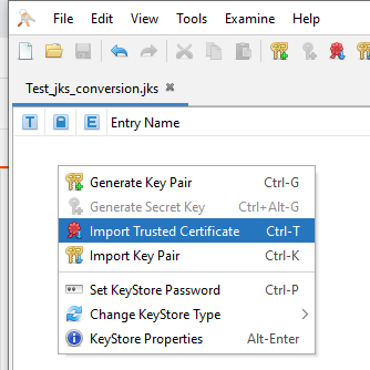HOW TO: Generate the certificate using the KeyStore Explorer in CDI