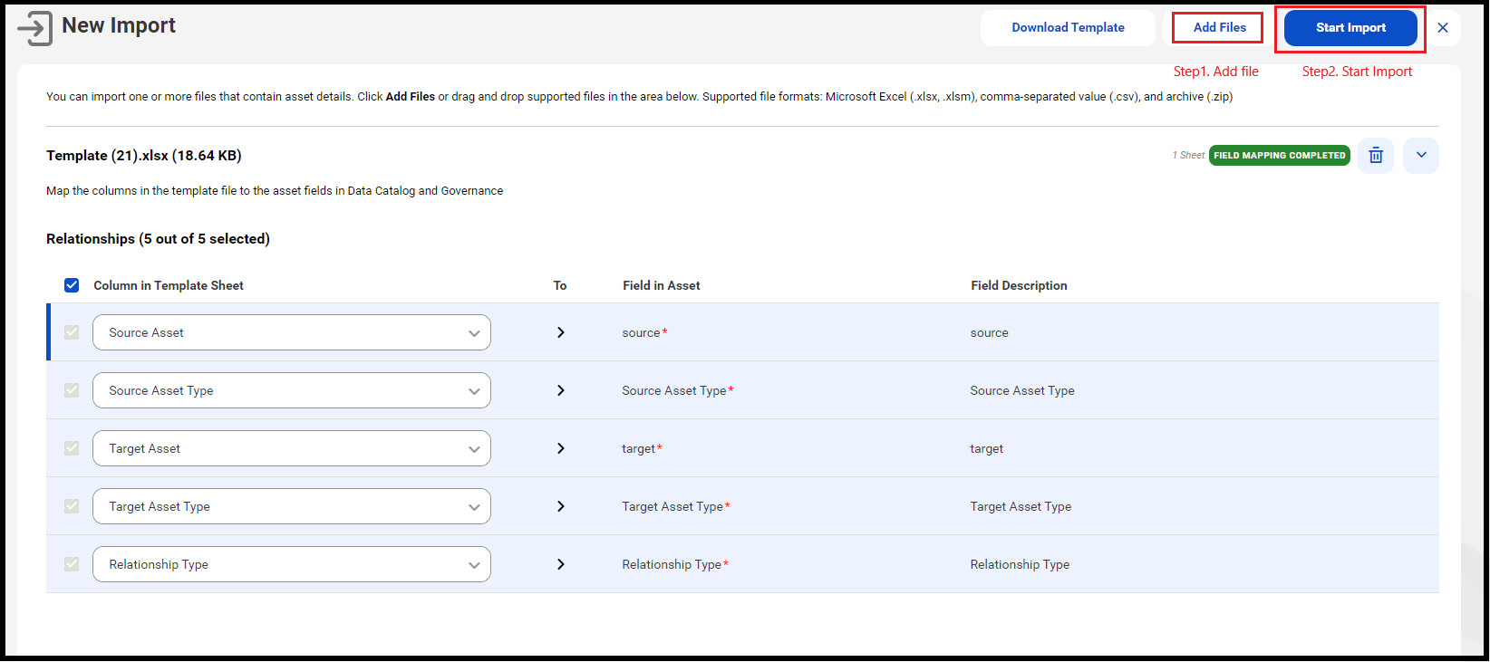 HOW TO: Create a custom lineage between Datasets in CDGC